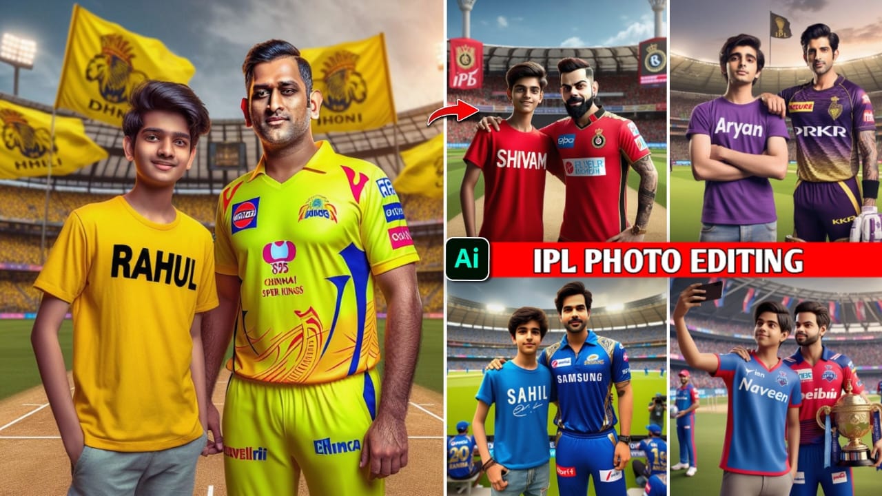 CSK vs RCB - IPL Ai Photo Editing 2024 || Bing Ai Image Generator ...