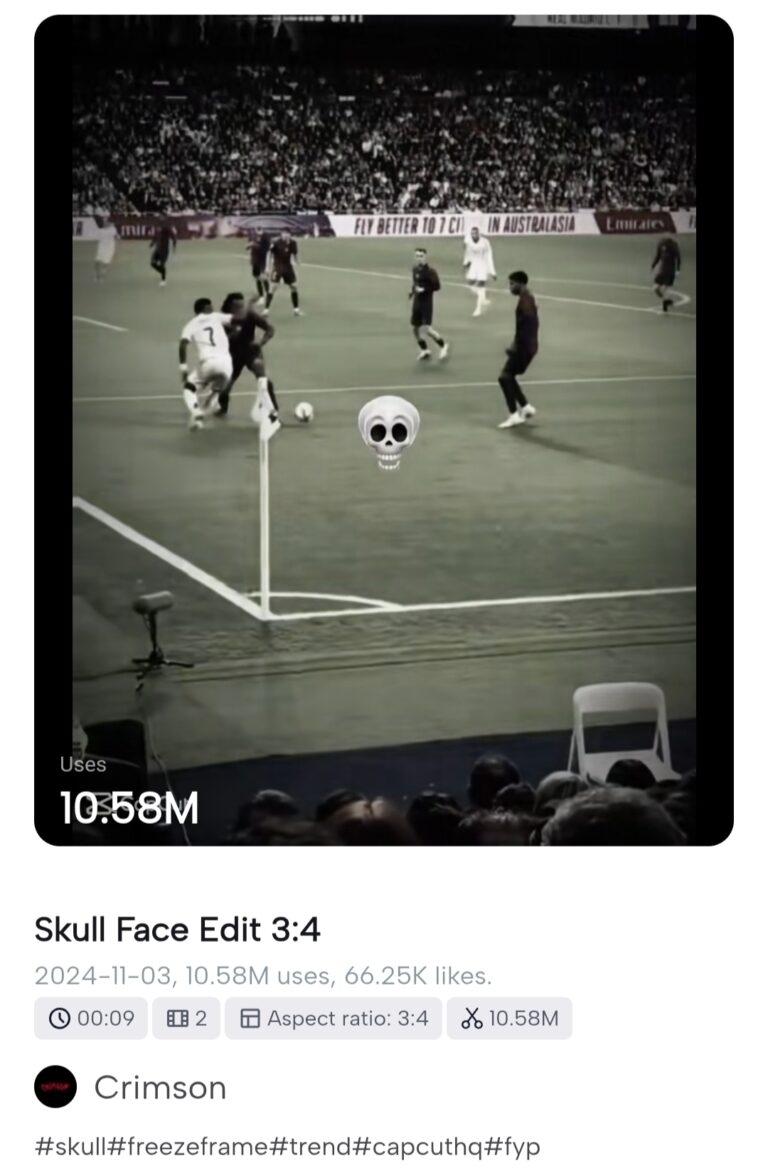 Trending Skull Reels Capcut Template | Instagram Viral Reels Editing ...