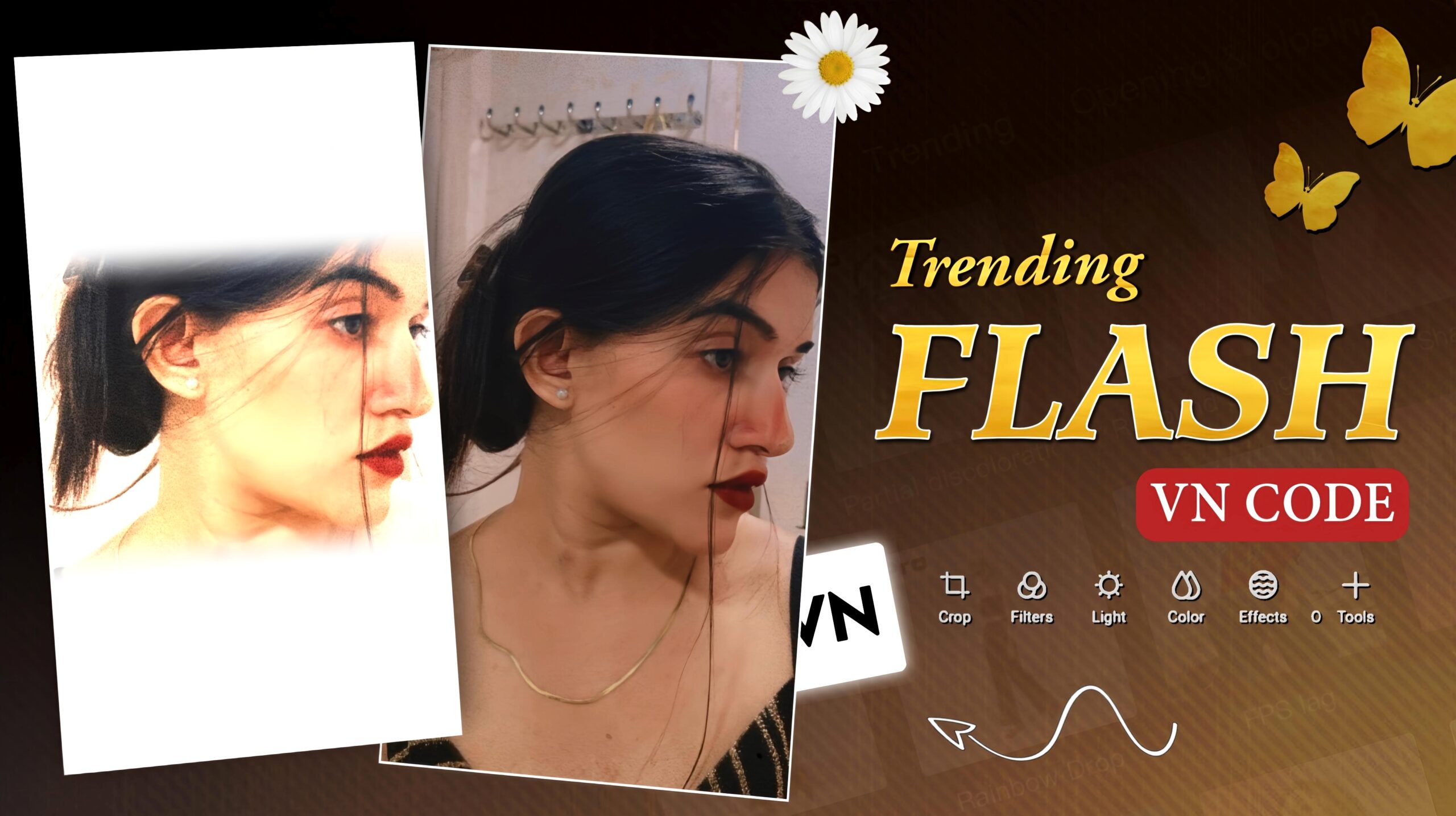 Trending Blink Flash Effect Reels VN Code | Instagram Viral Reels Video ...