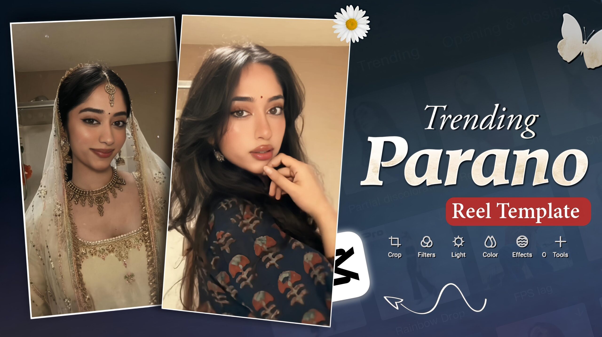 Parano Song Reels Editing Template | Instagram Viral Reels Capcut ...