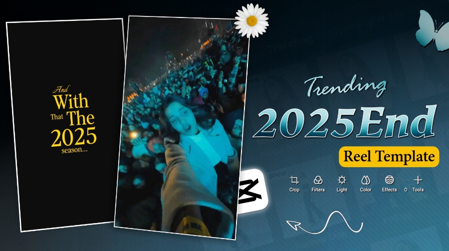 2025 Signing Off Reel Template | Happy New Year 2026 Reels Capcut Template