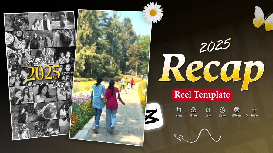 2025 Recap Reels Capcut Template | Happy New Year 2026 Template - Ghaus ...