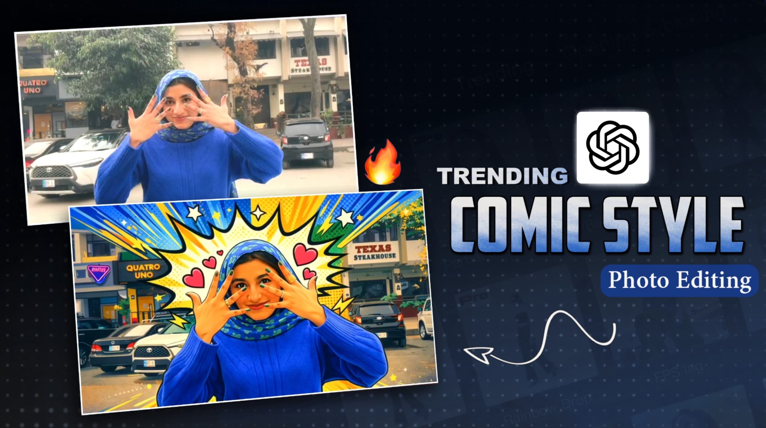 Trending Comic Style Photo Editing Prompts | Instagram Viral Anime ...