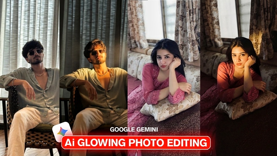 Ai Glowing Photo Editing Prompts FREE | New Trend 2026 | Google Gemini ...
