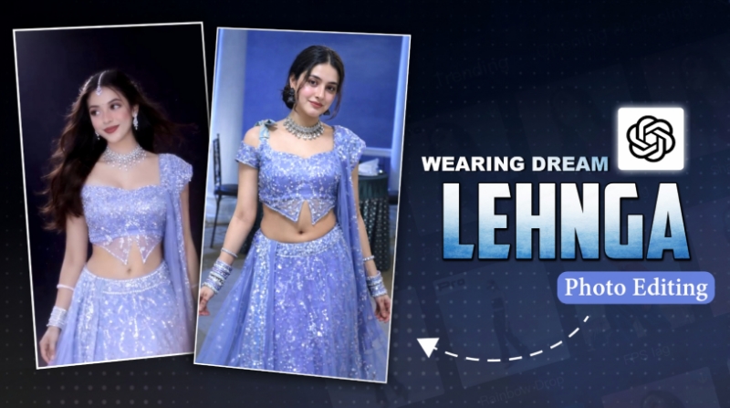 Ai Dream Lehnga Photo Editing Prompts | 2026 Trending ChatGPT Photo ...