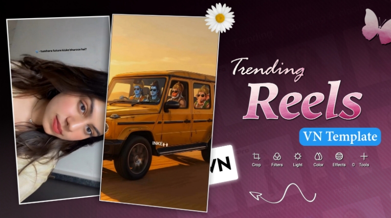 Tumhara Future Kiske Bharose Hai Reels VN Code | Instagram Trending ...