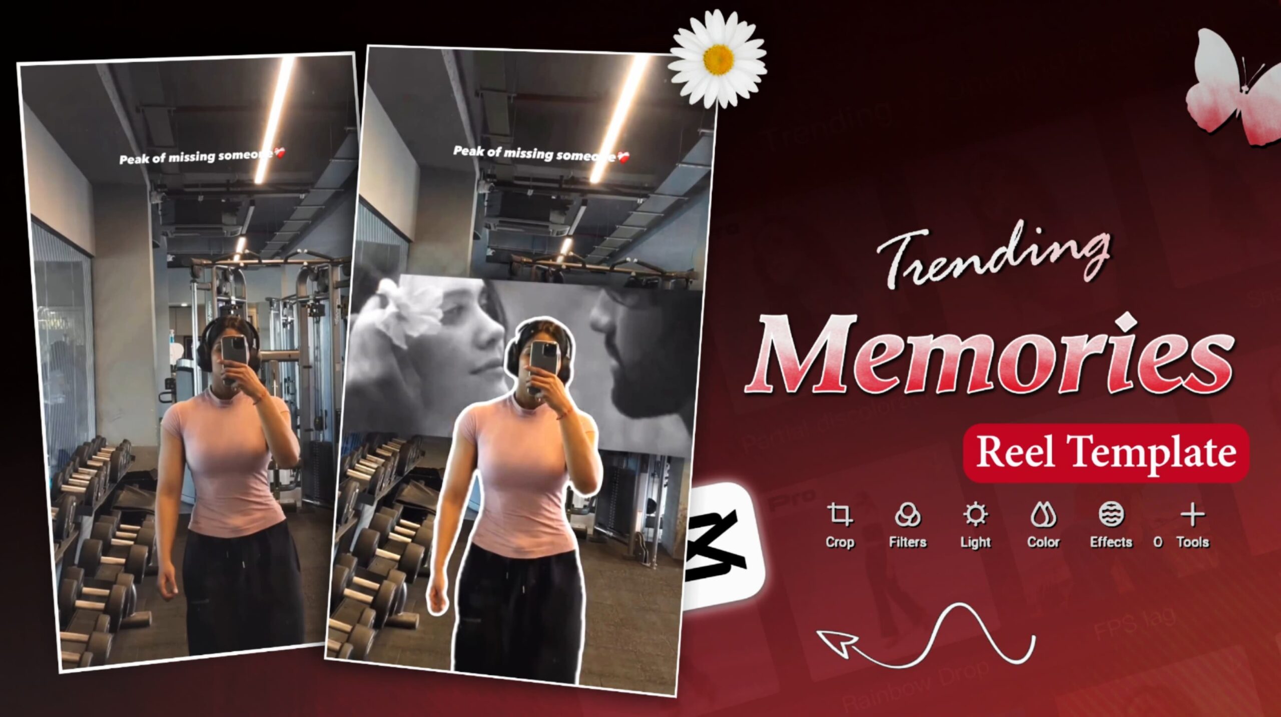 Memories Flashback Reels Capcut Template | Instagram Trending Bairan ...
