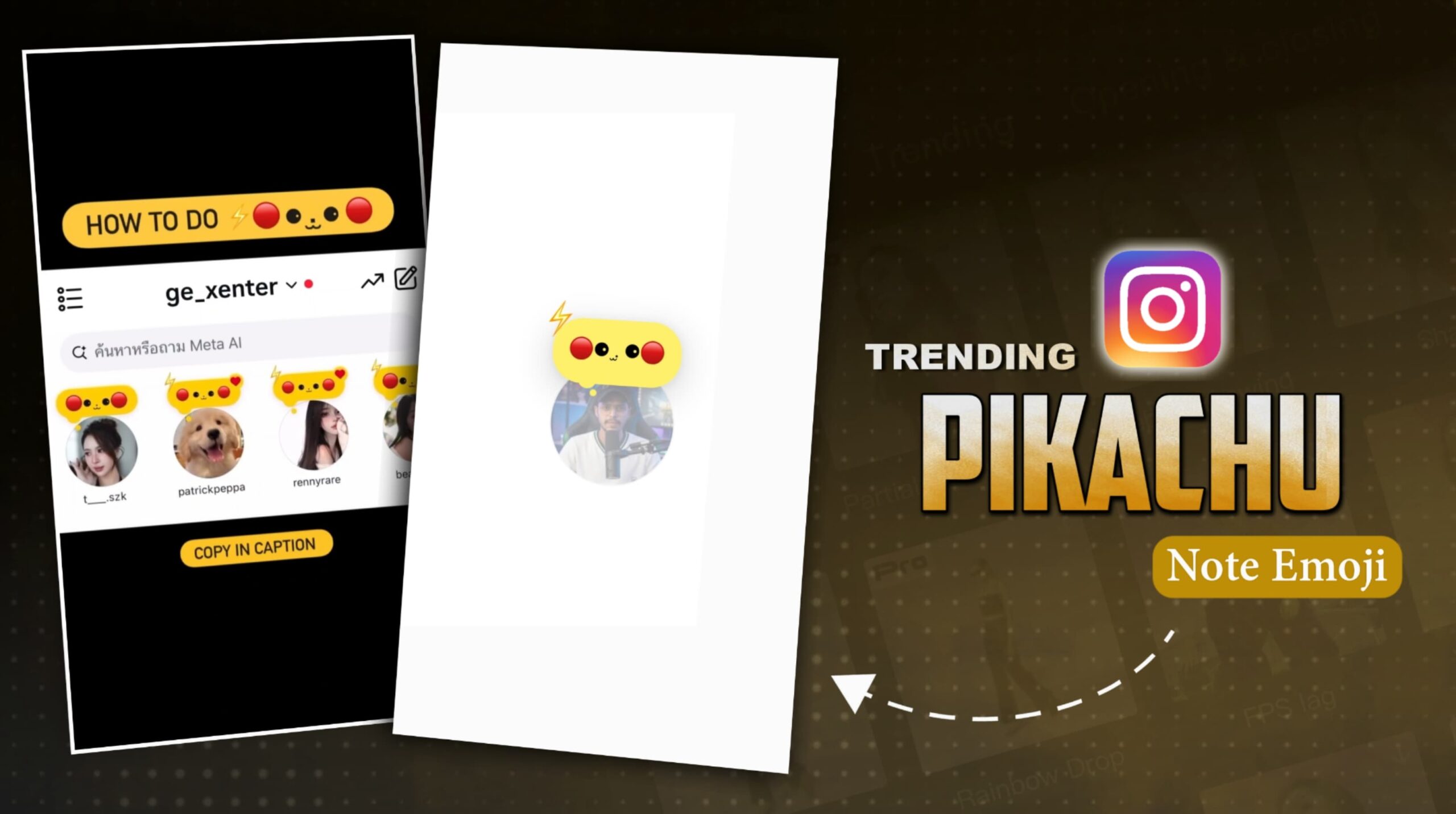 Instagram Pikachu Note | How To Add Viral Pikachu Note on Instagram ...